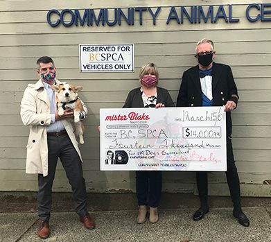 Generosity In Action: mister Blake and mister Blake foundation - BC SPCA