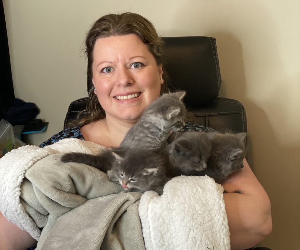 Teri Forster, a foster mom to cat moms - BC SPCA